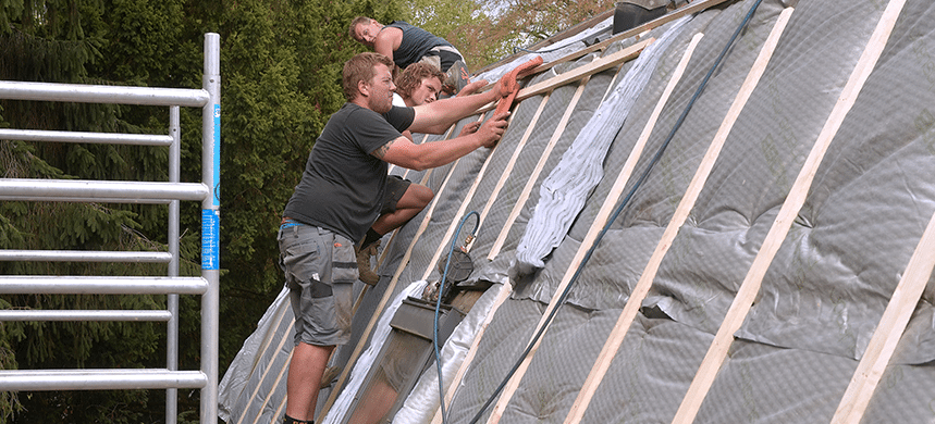 Nieuw damp-open isolatiefolie SF40BB | Isolatiefolie.nl